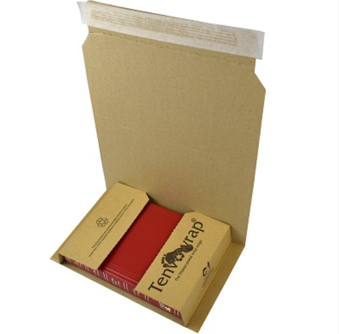 Book Wrap Mailer Boxes With Adhesive Strip– hslpackaging