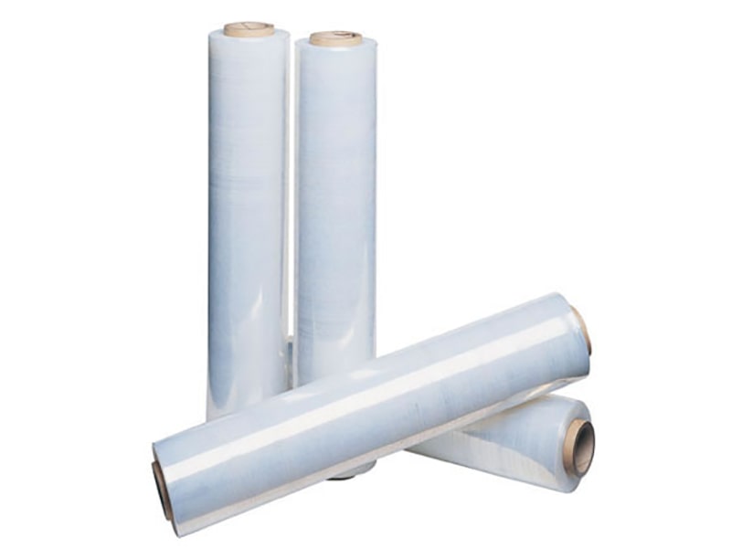Clear Pallet Stretch Shrink Wrap Std. Core 400mm x 150m, 17mu– hslpackaging